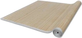 Obdélníkové koberce z přírodního bambusu 4 ks 120 x 180 cm 278745