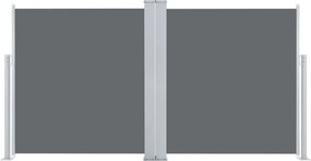 vidaXL Zatahovací boční markýza 117 x 600 cm [317984] Barva: antracitová