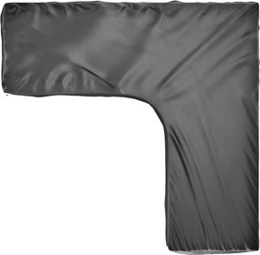 Plachty na zahradní nábytek tvar L 2 ks 16 oček 285x285x70 cm 3155373