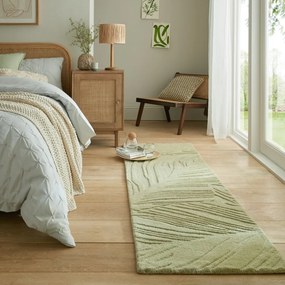 Flair Rugs koberce Běhoun Solace Lino Leaf Sage ROZMĚR: 60x230