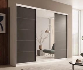 ADRK Furniture Posuvná skříň Etna 250 ADRK-SW-ETN-WB-250