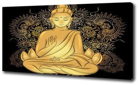 Wallmuralia Foto-obraz canvas na rámu Sedící buddha 100x50
