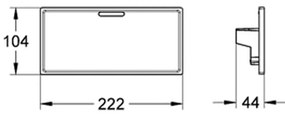 Grohe Grohtherm Cube - Sprchová polička EasyReach 18700000