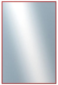 DANTIK - Zarámované zrcadlo - rozměr s rámem cca 80x120 cm z lišty Hliník červená P269-210 (7269210)