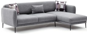 Hanah Home Rohová pohovka VENUS šedá pravá 825BLC2766