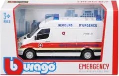 Bburago EMERGENCY Vozidlo záchranné služby - Mercedes-Benz Sprinter /