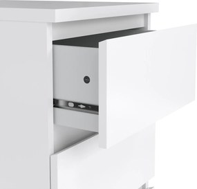 FALCO Komoda Simplicity 237 bílý lesk