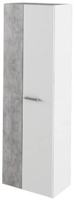Šatní skříň Simmo (bílá + beton). 1015700