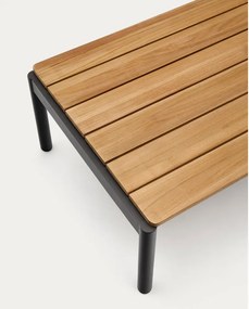 Zahradní konferenční stolek z teakového dřeva 63x149 cm Sorells – Kave Home