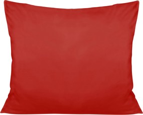 SATÉNOVÝ DEKORAČNÍ POVLAK NA POLŠTÁŘ SATYNLOVU 40X60 CM ČERVENÁ