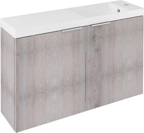 Sapho Latus - Umyvadlová skříňka X 79x50x22 cm, 2x dvířka, dub mocca LT110-SET02