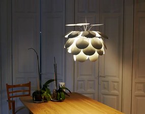 Marset A620-002 Discocó 88, španělské závěsné svítidlo, 3x14W LED E27, bílá, průměr 88cm