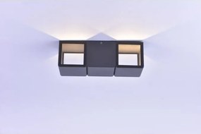PN 9658-13 AKCE - MARCEL LED venkovní nástěnné svítidlo, 2-ramenné, antracit 3000K - PAUL NEUHAUS
