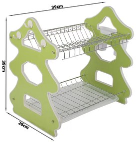Verk Group Dvoupatrový stojan na sušení v myčce nádobí