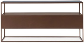 BIZZOTTO Konzolový stolek GODRIC hnědý 140 cm 0747376