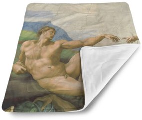 Sablio Deka pro miminko Stvoření Adama - Michelangelo Buonarroti - 90x120 cm