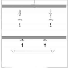 BERGE LED panel MARS - 36108 - svítidlo SLIM - 120cm - 36W - 230V - 3600Lm - studená bílá