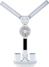Rabalux 74030 - LED Stm stolní lampa s ventilátorem NOVILO LED/7W/5V