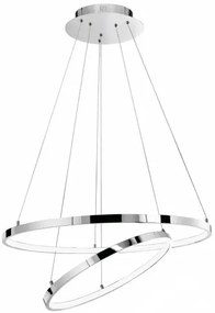 LED lustr Aria 75W 60 chrome
