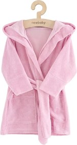 Dětský froté župan New Baby pink velikost 104/110