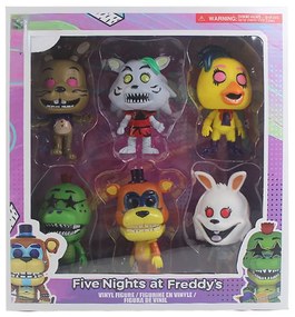 FNAF Sada 6 ks figurek Five Night at Freddy´s Balení: s krabicí