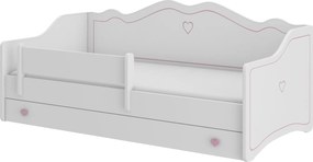 ADRK Furniture Postel s matracem EMKA Pink 160x80 ADRK-CH-EMK-1680-WP