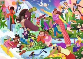RAVENSBURGER Puzzle Síla žen / 1000 dílků / 70 × 50 cm / od 14 let