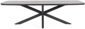 BIZZOTTO Zahradní jídelní stůl ISACCO 240x110 cm antracit