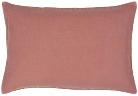 IB LAURSEN Povlak na polštář Faded Rose 60x40cm, růžová barva, béžová barva, textil