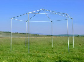 Zahradní párty stan Norah 2x2 m šedý