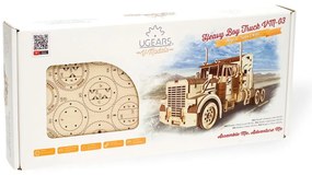 Ugears 3D dřevěné mechanické puzzle VM-03 Tahač Heavy Boy