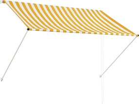 vidaXL Zatahovací markýza 200 x 150 cm [143753] Barva: krémová