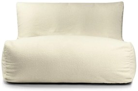 Krémový sedací vak z textilie bouclé Sofa Seat Lounge – SLOWDOWN
