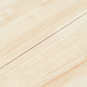 Jídelní stůl bílo-hnědý 106 cm masivní kaučukovník 247354