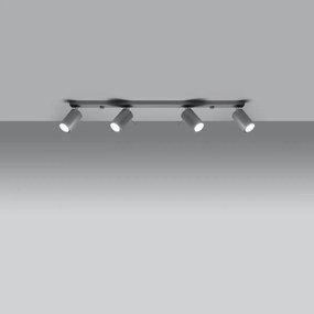 Sollux Lighting Stropní svítidlo RING 4L šedé
