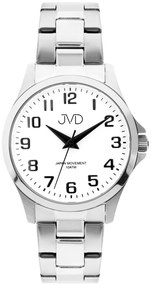 Dámské čitelné vodotěsné nerezové hodinky JVD J4190.1