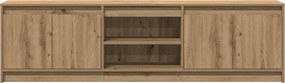 TV jednotky 180 x 34 x 50 cm Hnědá Kompozitní dřevo 3378505