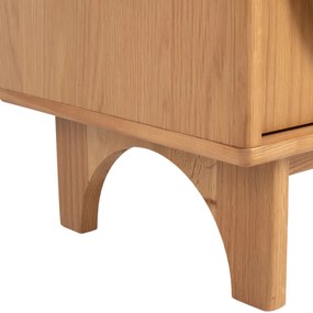 Dubový noční stolek ZUIVER GROOVE 45 x 40 cm
