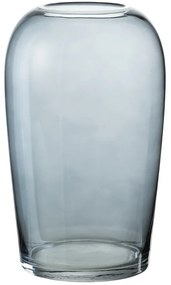 OnaDnes -20% Šedá skleněná váza J-Line Mony 29,5 cm
