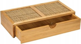 Organizér na kosmetiku Allegre Bamboo, 28 x 6 x 14 cm, Wenko