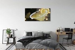 akrylový obraz koktejl citrón 125x50 cm