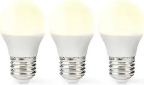 Nedis LED žárovka E27 / G45 / 4.9 W / 470 lm / 2700 K / Teplá bílá / R