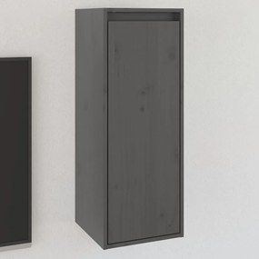 813499 vidaXL Nástěnná skříňka šedá 30 x 30 x 80 cm masivní borové dřevo