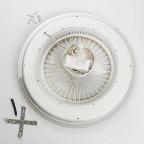 Brilagi - LED Stmívatelné svítidlo s ventilátorem RONDA LED/48W/230V bílá + DO