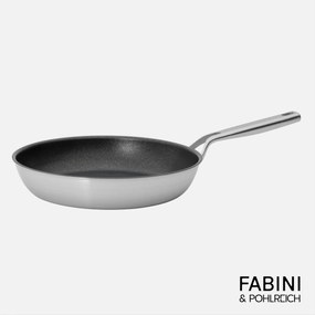 Fabini FABINI & Pohlreich - Pánev z pětivrstvé nerezové oceli s nepřilnavým povrchem bez poklice Ø 30 cm - rozbaleno