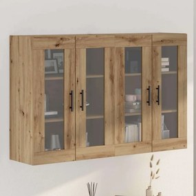 Nástěnné skříňky 2 ks Artisan dub a černá 69,5 x 34 x 90 cm 3394567