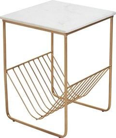 Odkládací stolek s mramorovou deskou 40x40 cm Mandoli – Premier Housewares