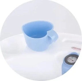 CHIPOLINO Vanička s podložkou a stojanem Vela 87cm Blue