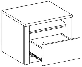 Ložnice MONTANA d | 5 dílů | spaní 180x200 cm | lefkas