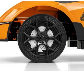 Odrážedlo se zvukem a vodící tyčí Milly Mally LAMBORGHINI ESSENZA SC V12 oranžové